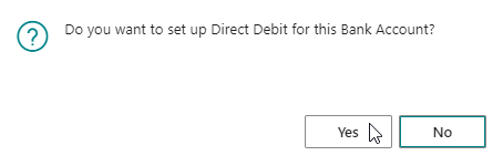 Set up Direct Debit